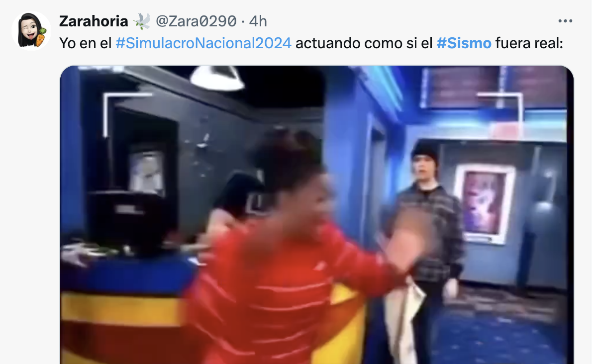Estos son los mejores memes del Simulacro Nacional