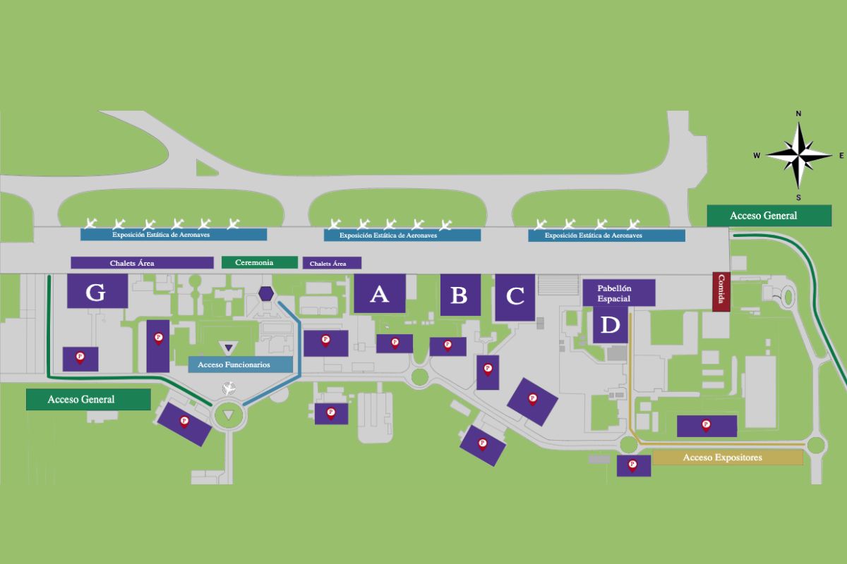Mapa interactivo de FAMEX 2025