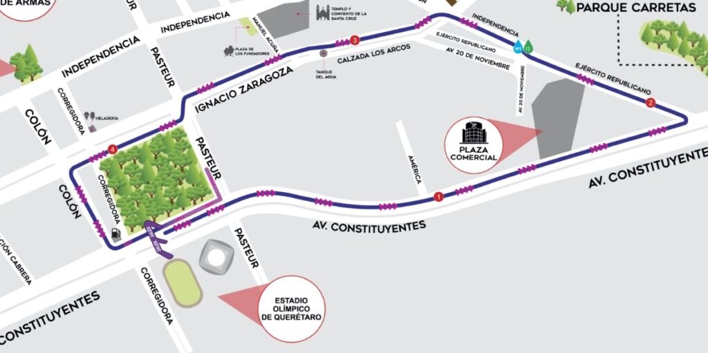 Estas son las rutas para el Querétaro Maratón 2025
